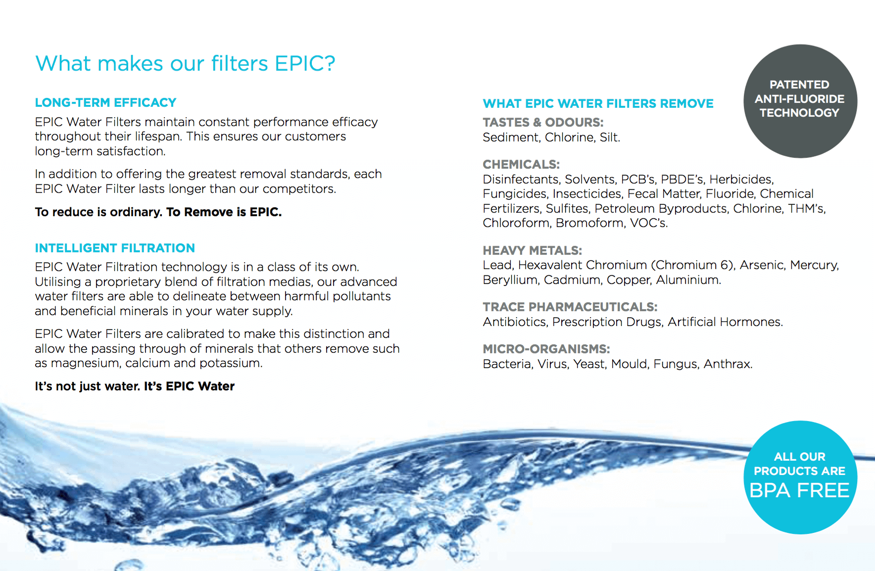 Epic Water Filter | Straits Market Singapore